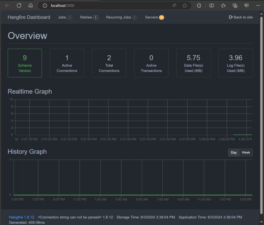 Hangfire background tasks for .NET – Part 4: Hangfire Dashboard – Oberauer Michael